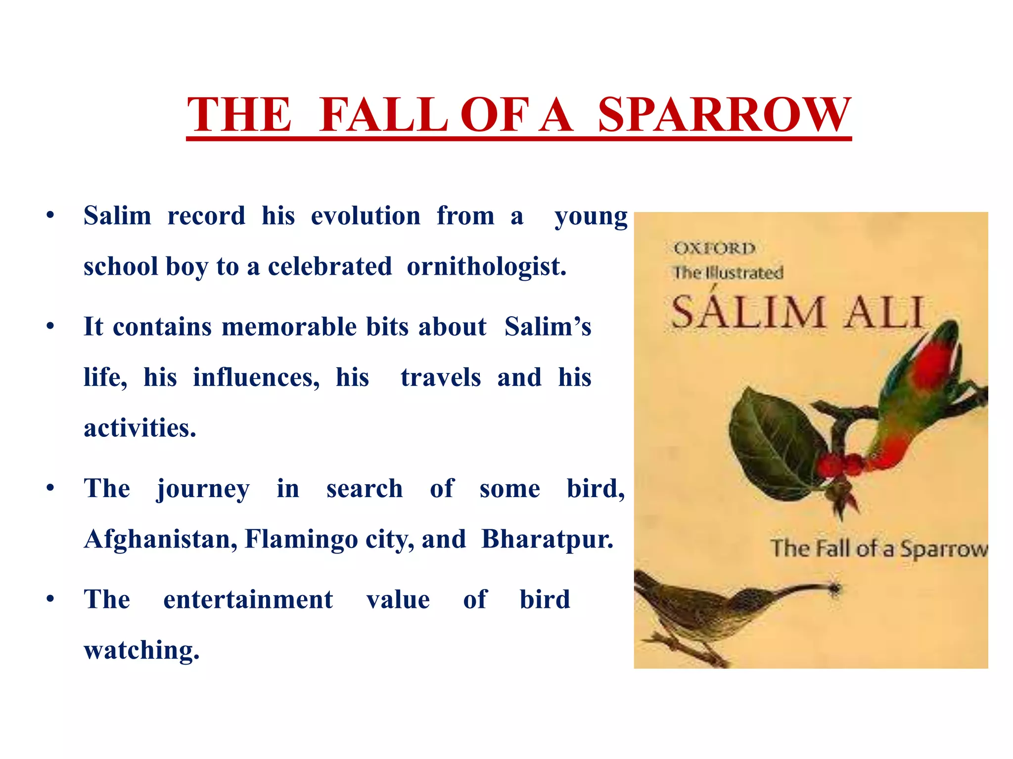 Dr.salim ali[1] | PPTX