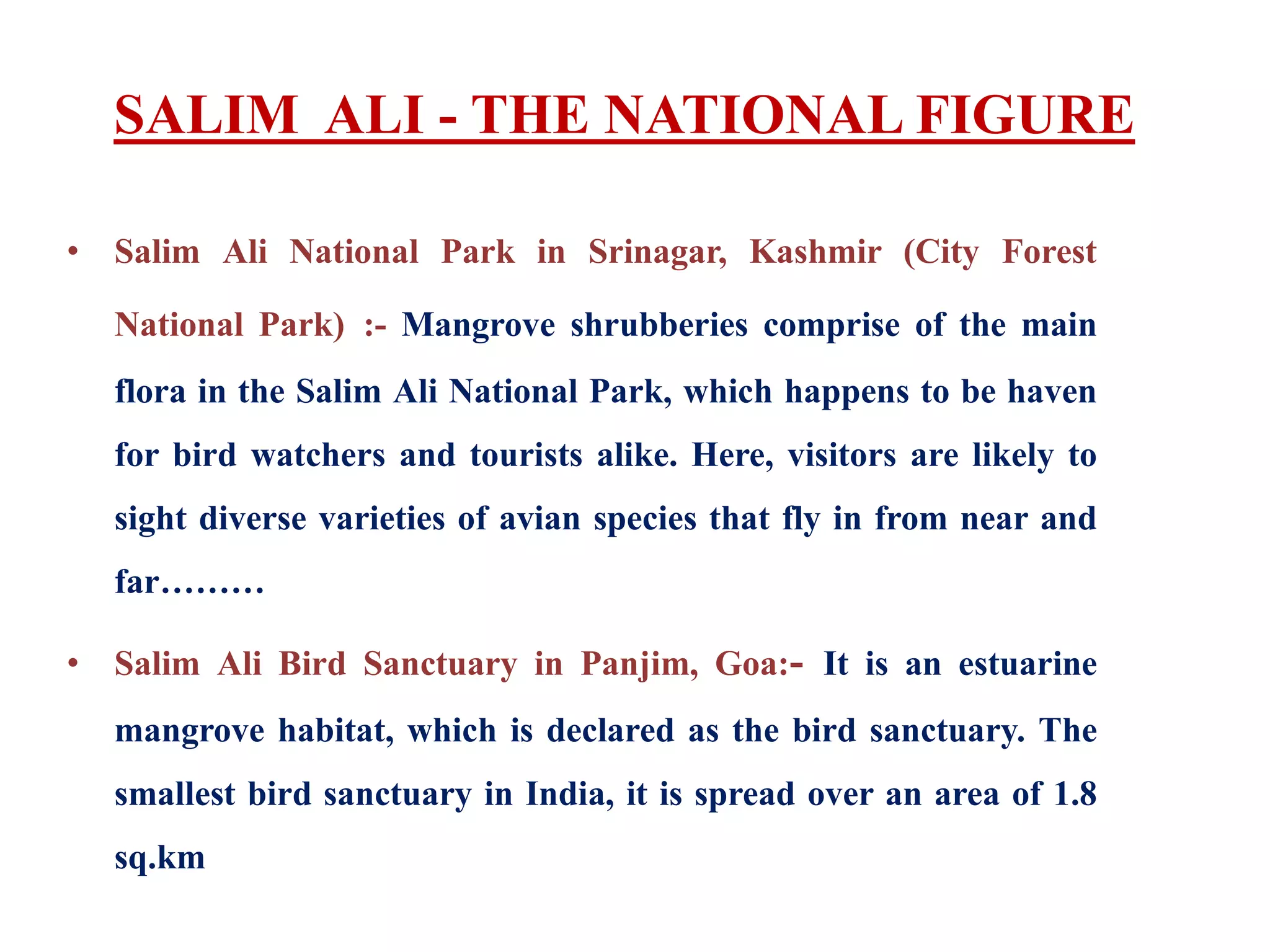 Dr.salim ali[1] | PPTX