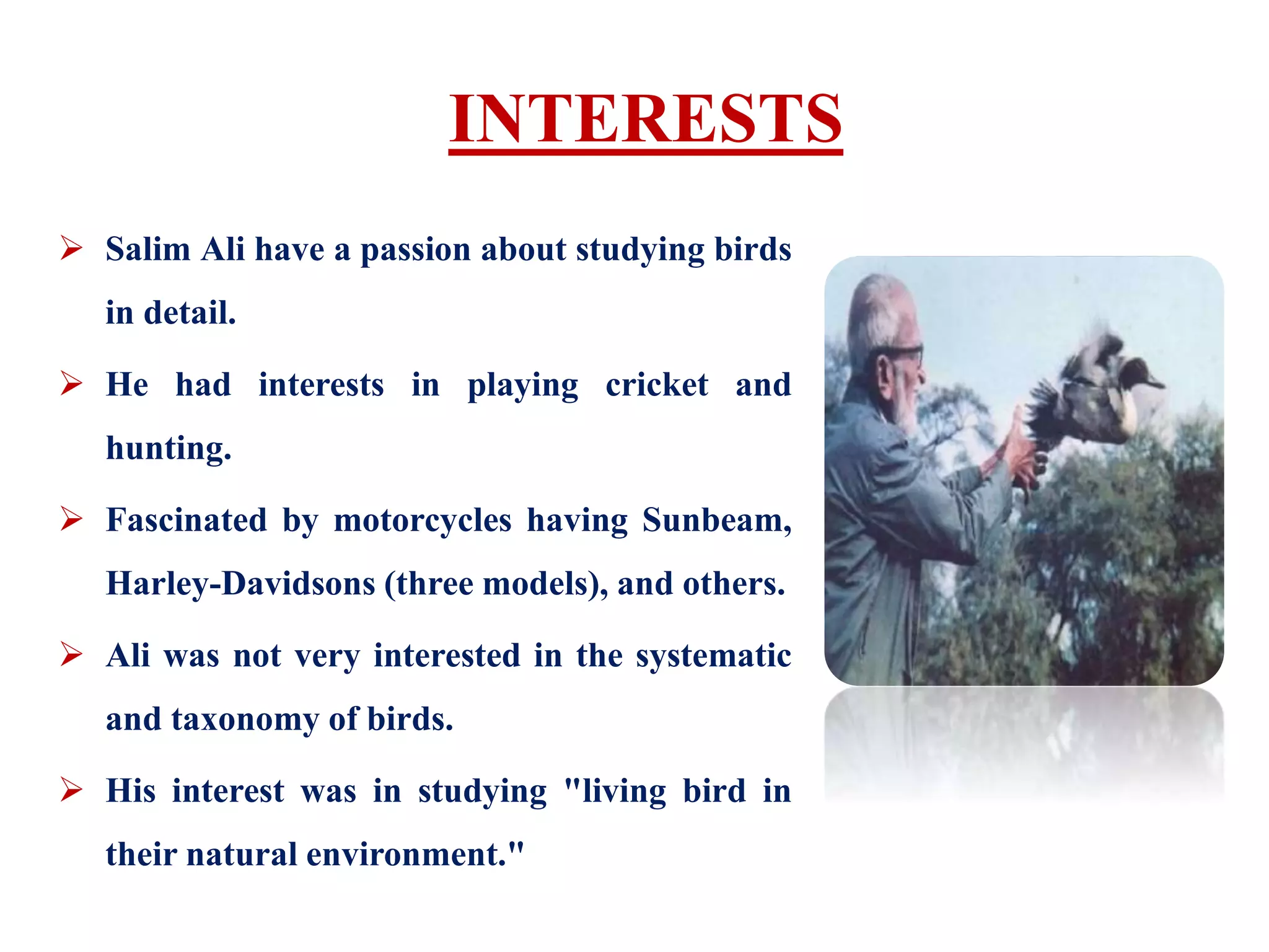 Dr.salim ali[1] | PPTX