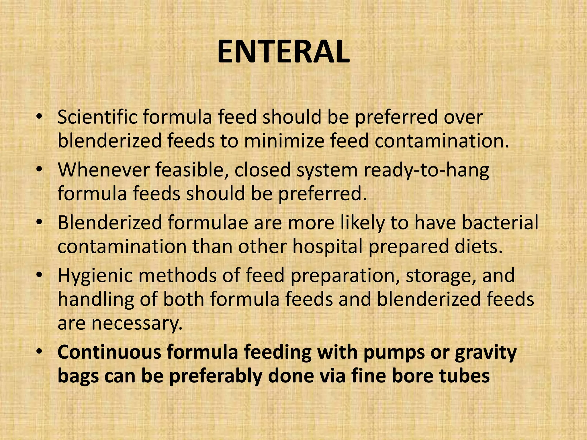 NUTRITION IN CRITICAL CARE | PPTX