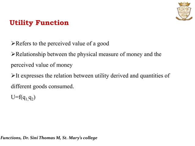 Economics:Functions | PPT