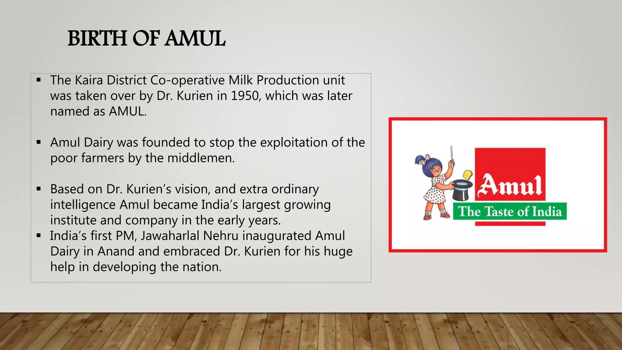 Dr. Verghese Kurien (Founder of AMUL) | PPTX
