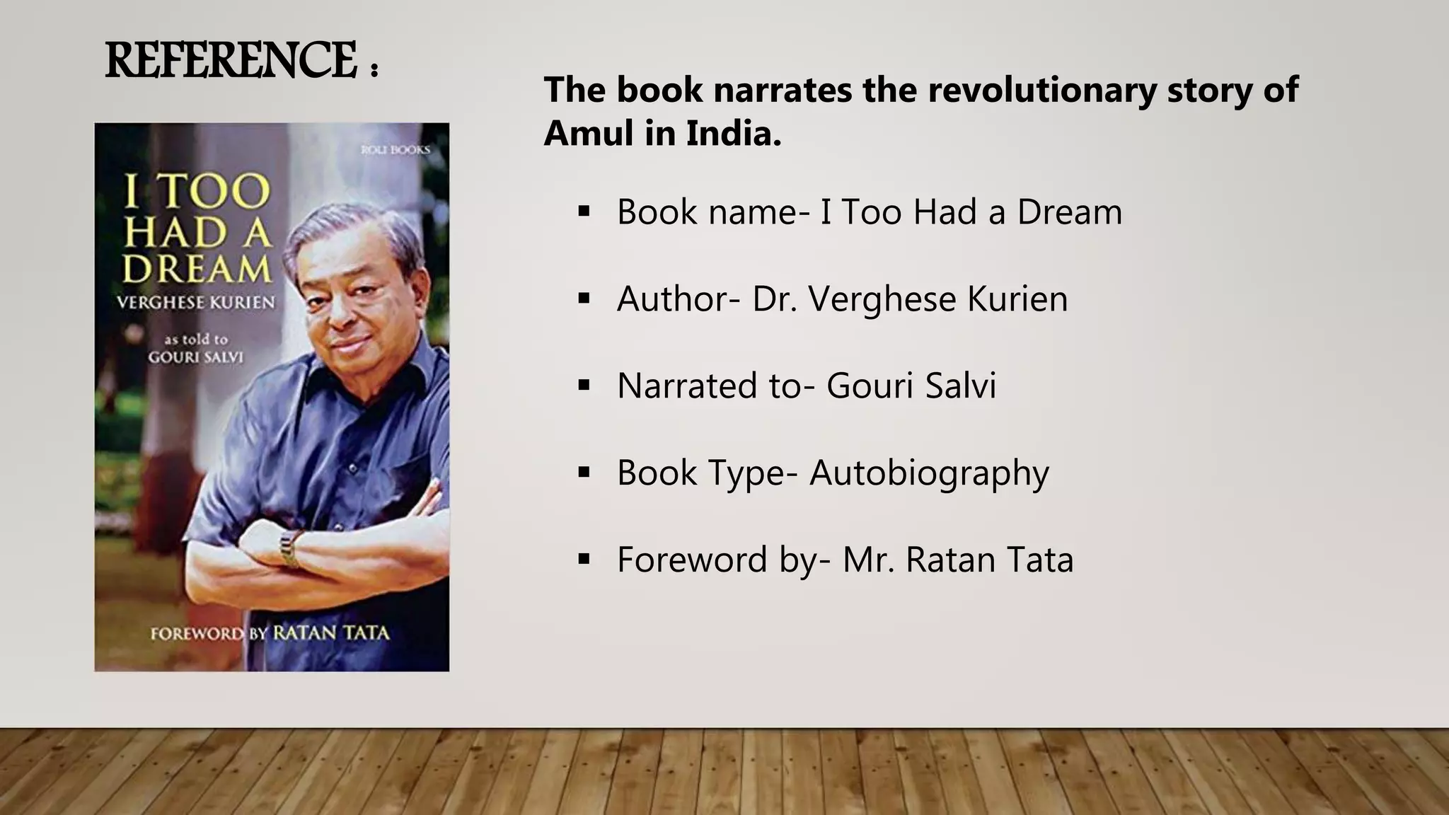 Dr. Verghese Kurien (Founder of AMUL) | PPTX