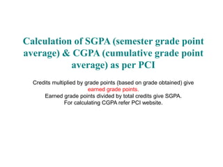 Basic informatiion for pharmacy faculty members in India | PPT
