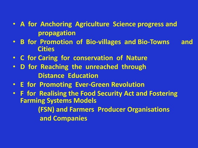 The ABC to XYZ of M.S.Swaminathan Research Foundation Chennai, India | PPT