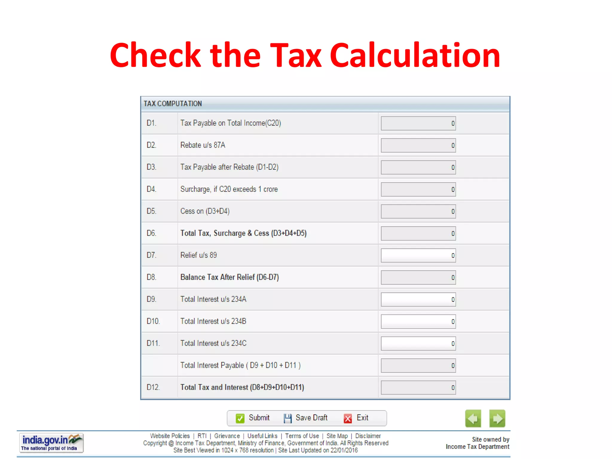 Process of Income tax E-Filing | PPTX