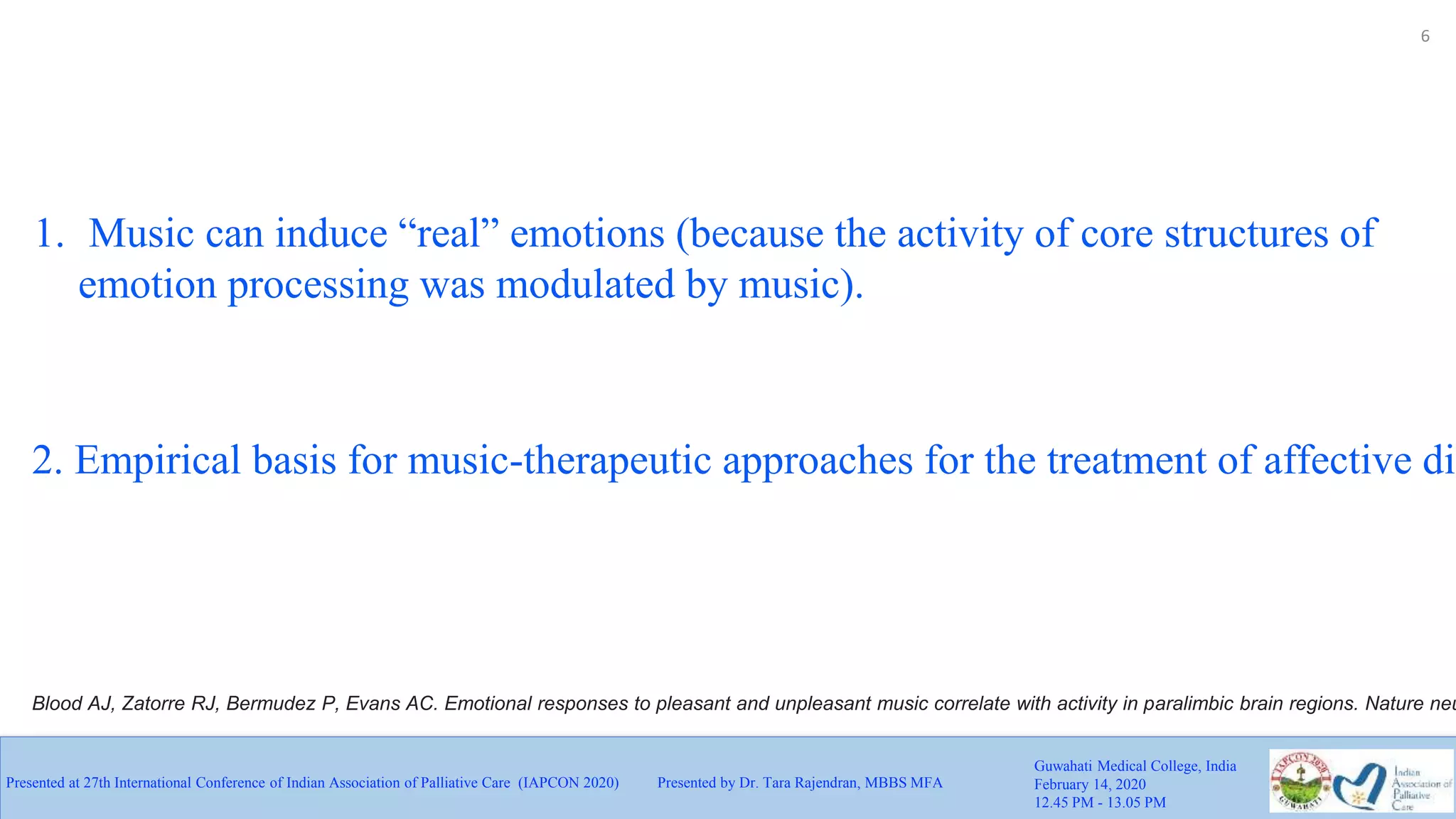 Music Therapy in Palliative Care | PPTX