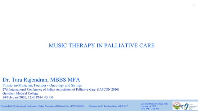 Music Therapy in Palliative Care | PPT