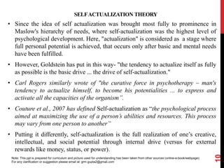 Rogers theory of Personality | PDF