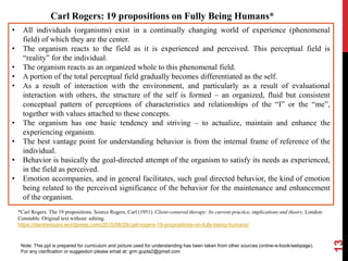 Rogers theory of Personality | PDF