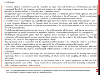 Rogers theory of Personality | PDF