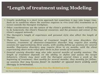 Modeling therapeutic approach | PDF