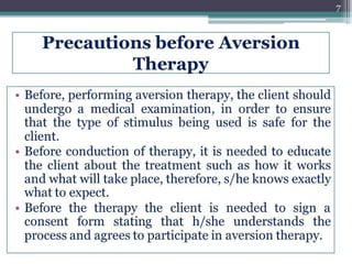 Dr. Garima Gupta Aversion Therapy | PDF