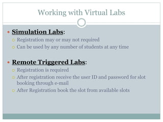 Virtual Laboratory (Practical Approach) | PPTX