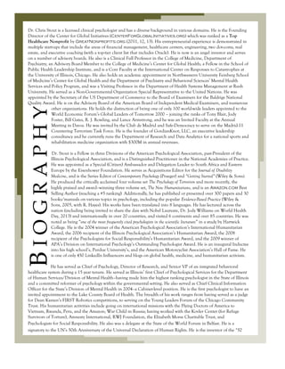 Dr. Chris Stout (DrChrisStout.com) | PDF