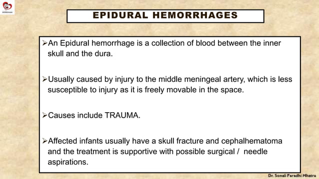 Neonatal Cranial Bleed with Intraventricular hemorrhage | PPTX ...