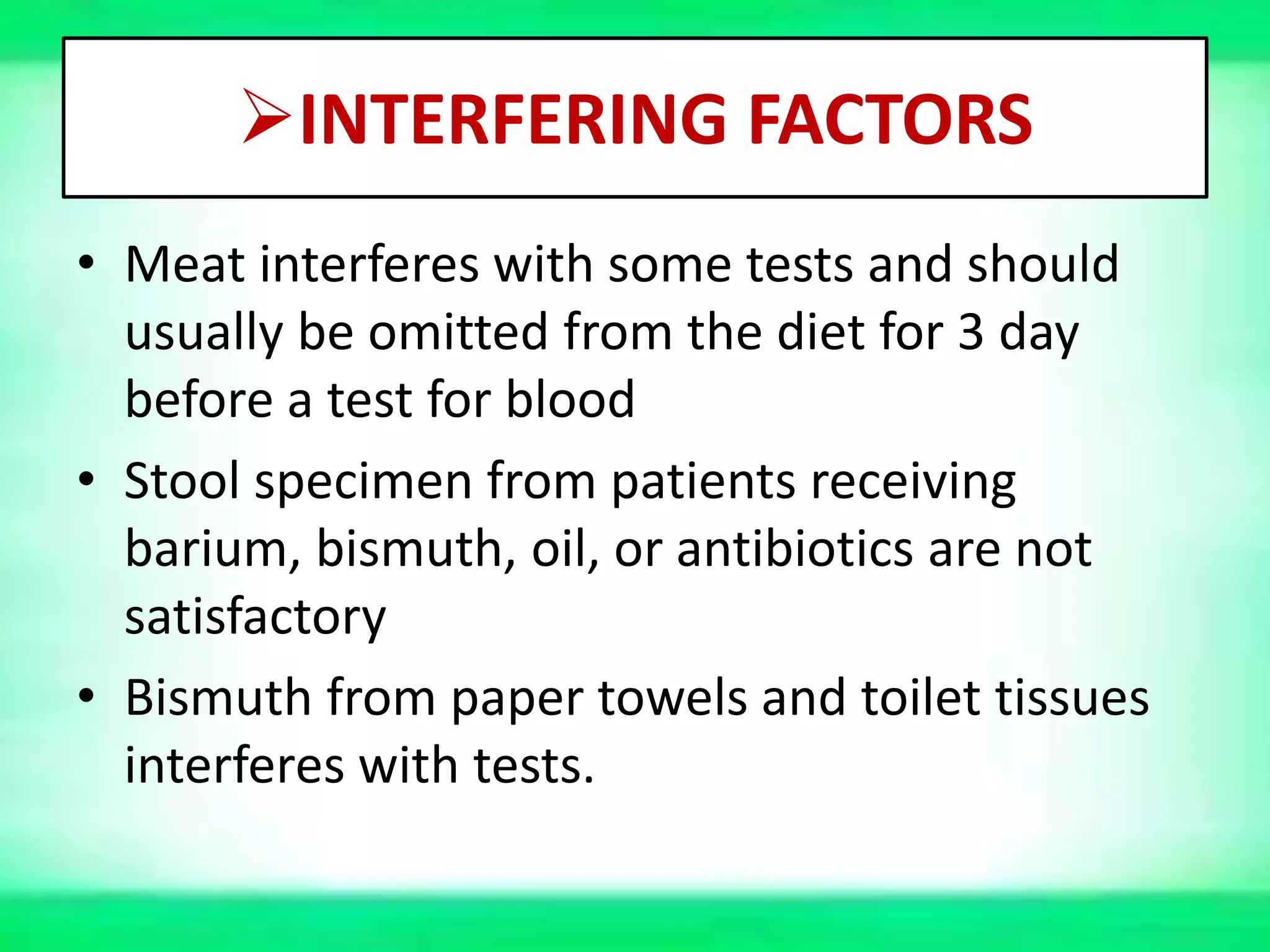 Stool Examination for Routine Practice | PPTX
