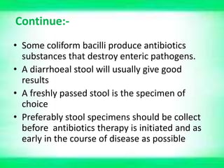 Stool Examination for Routine Practice | PPTX