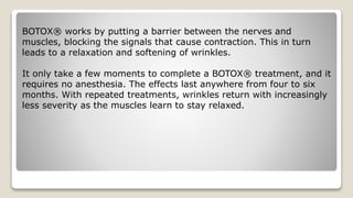 A Brief Overview of BOTOX® | PPT