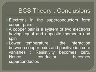 BCS theory | PPTX