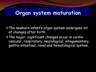 Growth and Development of newborn Dr. G. Maheswari | PPTX