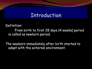 Growth and Development of newborn Dr. G. Maheswari | PPTX