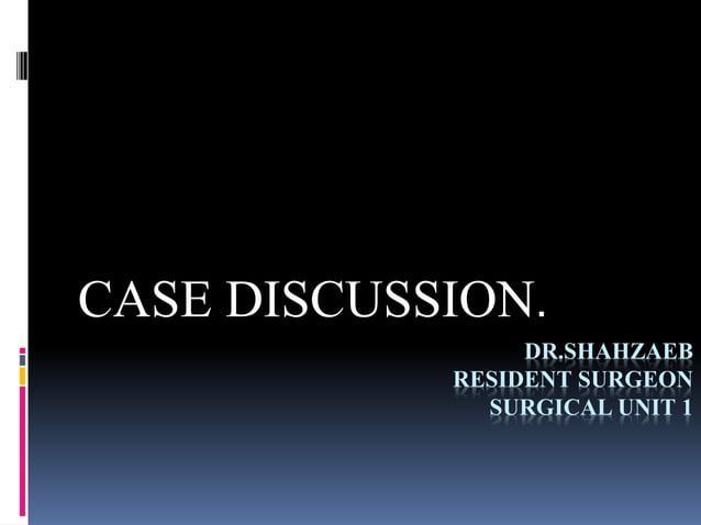 Thyroid case discussion | PPTX