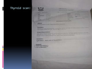 Thyroid case discussion | PPTX