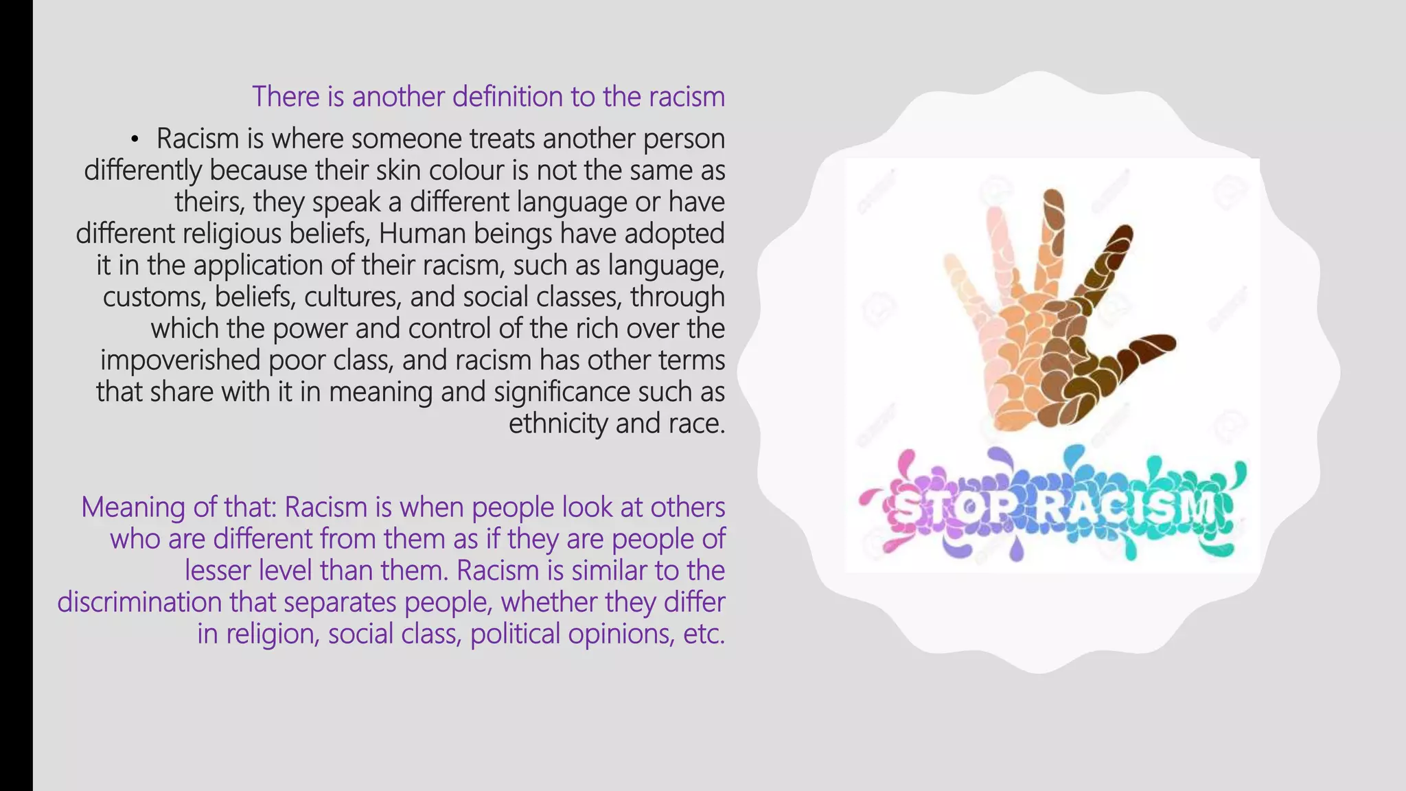 Racism presentation | PPTX | Debated Sensitive Social Issues ...