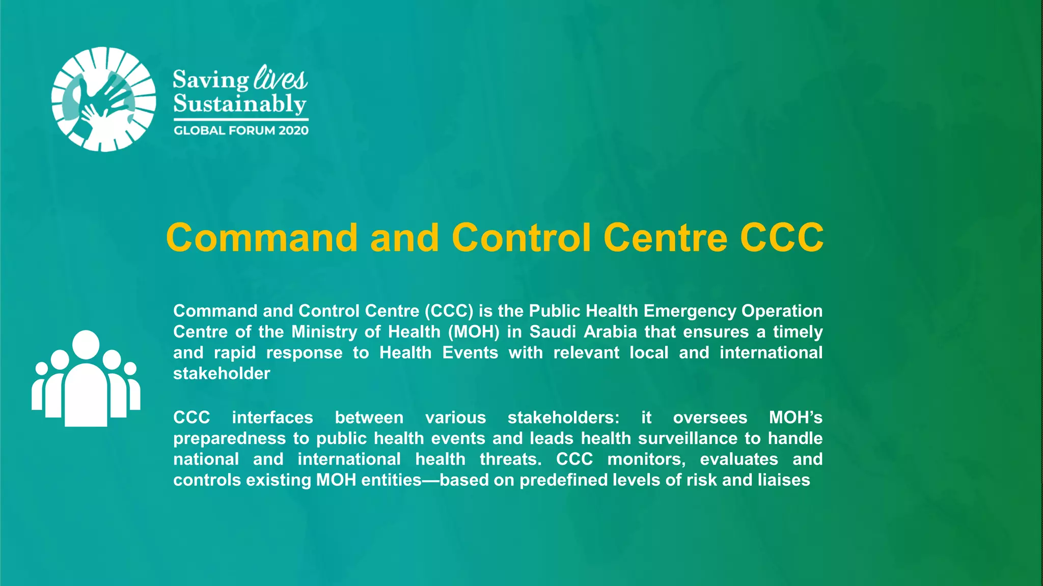 Command and Control Center (CCC), Ministry of Health, Kingdom of Saudi ...