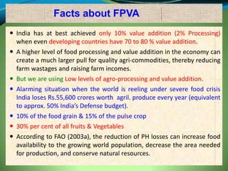 Opportunities & Challenges in Food Processing and Value Addition | PPT