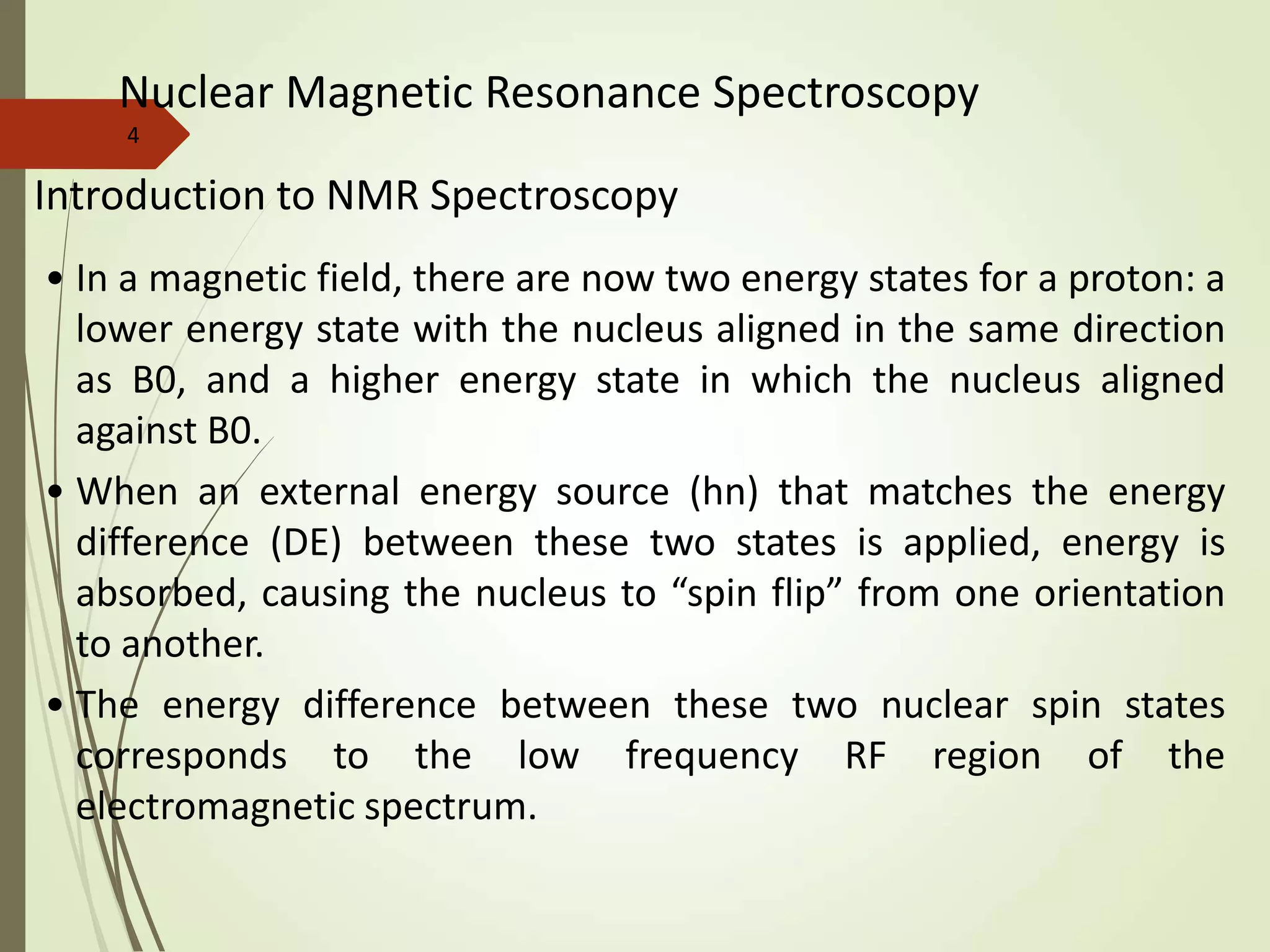 Introduction to NMR | PPT | Chemistry | Science