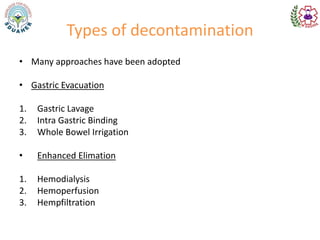 FIRST AID & DECONTAMINATION | PPTX