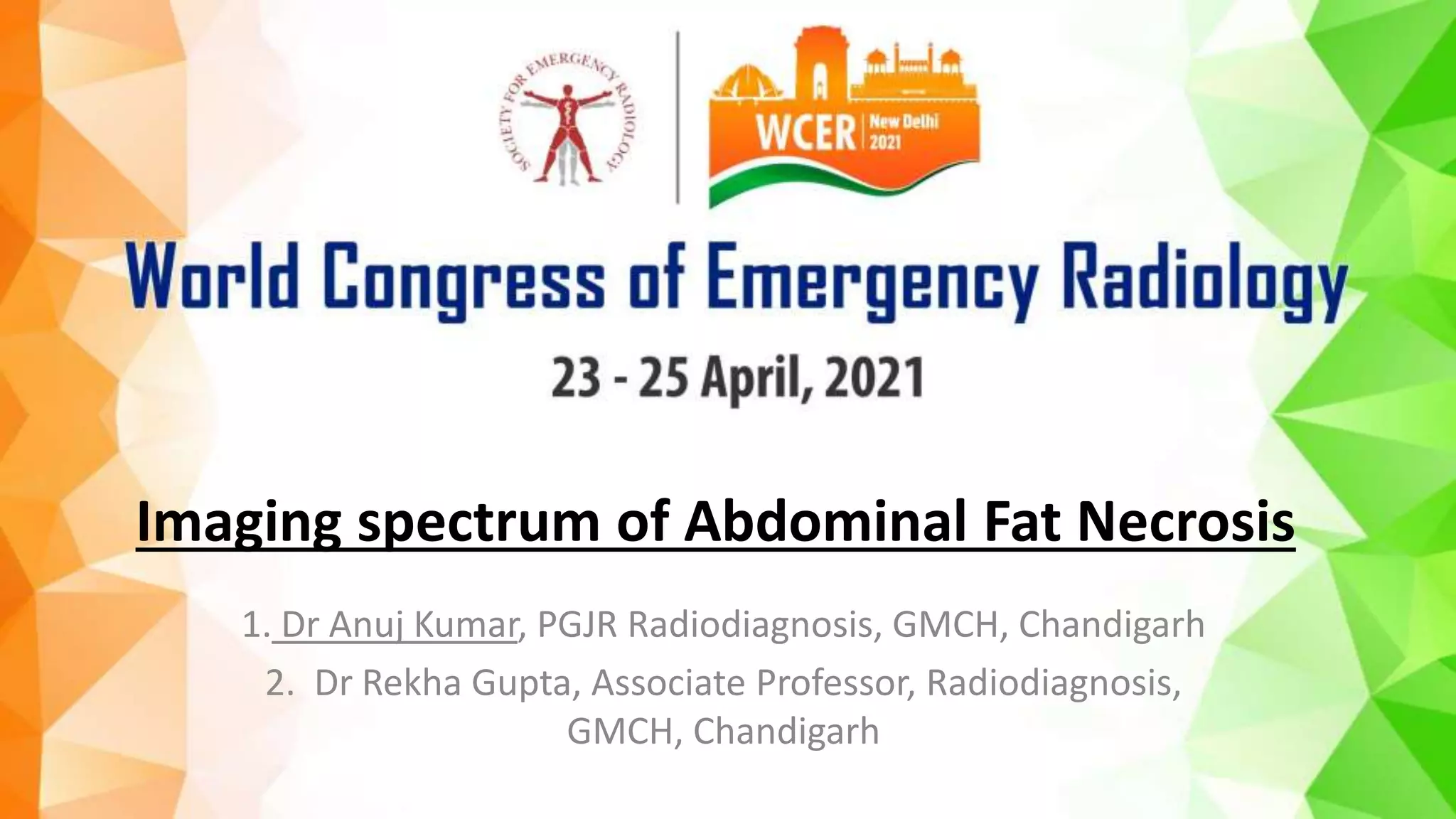 Imaging spectrum of Abdominal Fat Necrosis | PPTX | Digestive Disorders ...