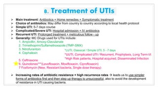 Urinary Tract Infection and focus on its management | PPT