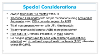 Urinary Tract Infection and focus on its management | PPTX