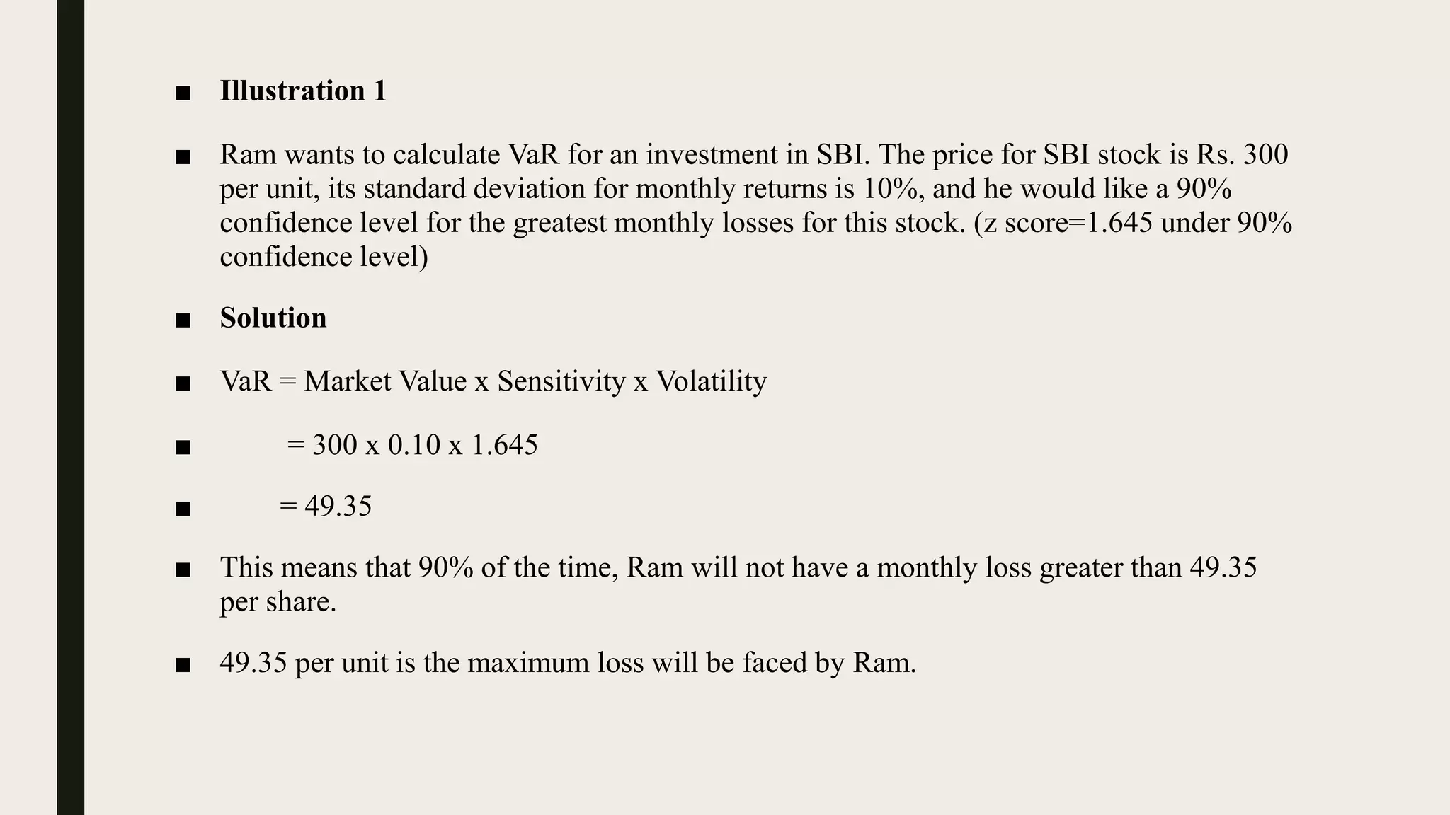 Value at risk | PPTX