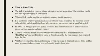 Value at risk | PPTX