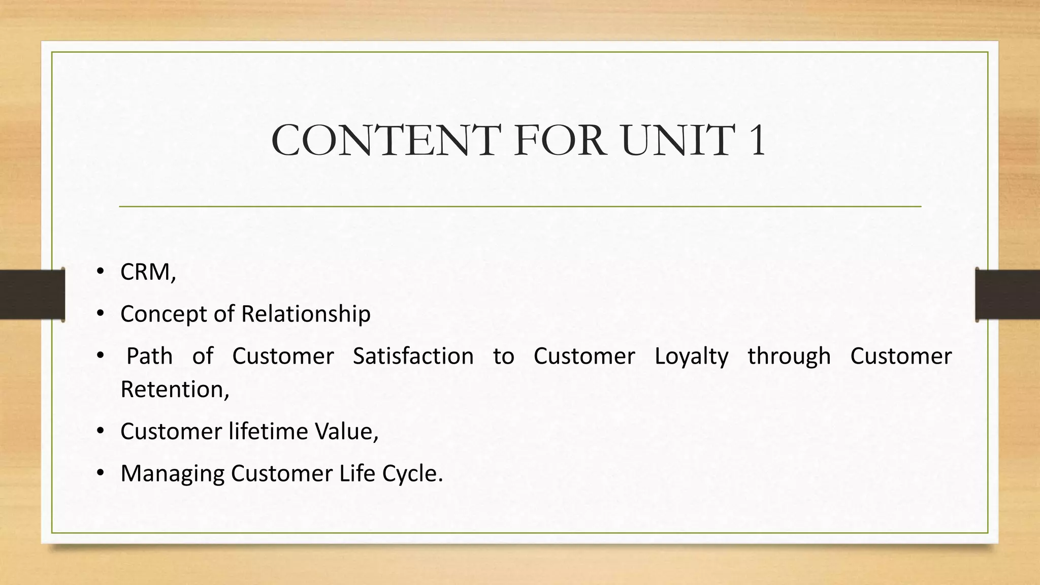 Introduction to crm | PPT