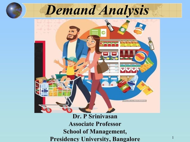 Demand analysis | PPTX | Commodities | Economy