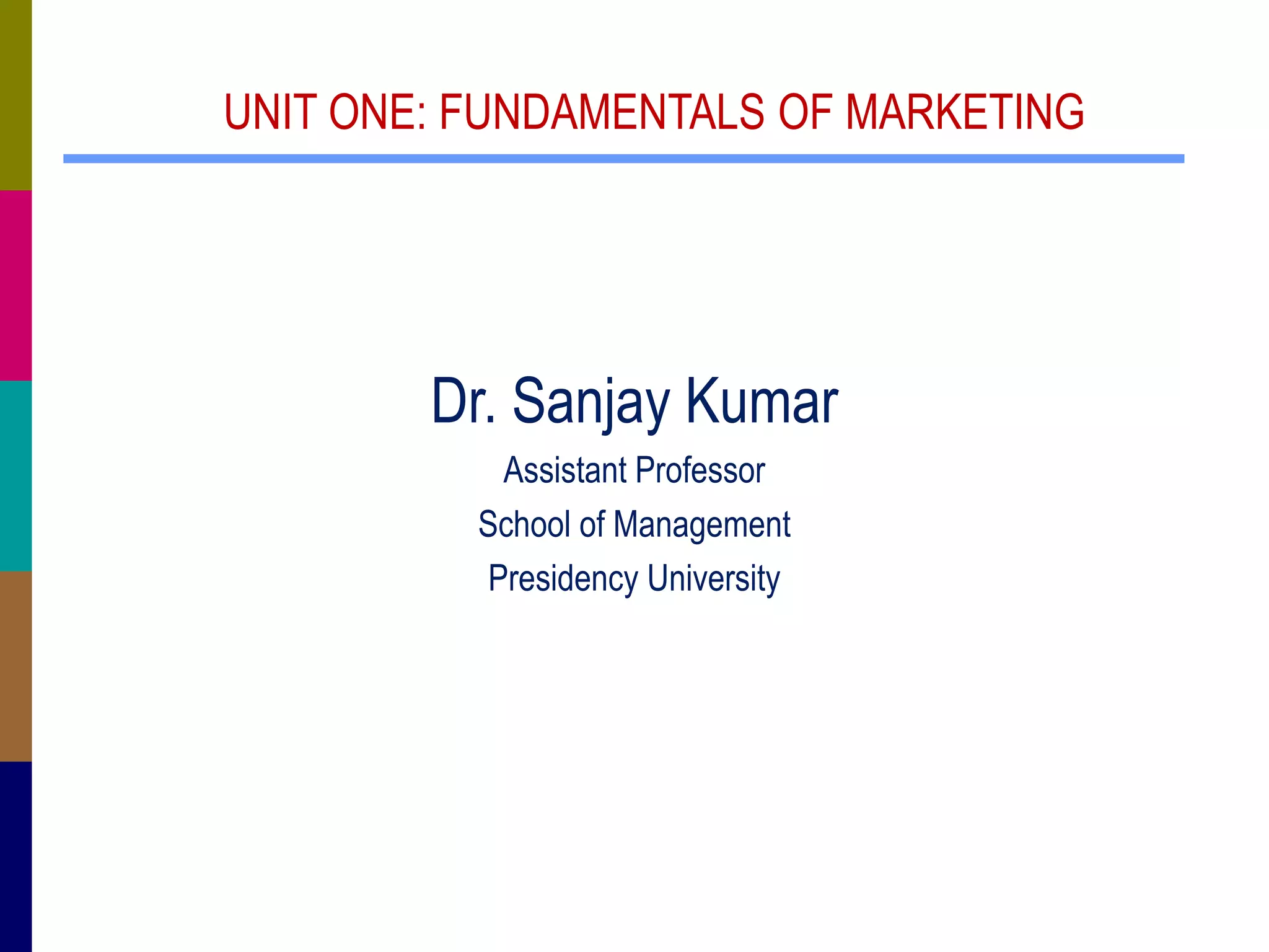 Fundamentals of marketing | PPT
