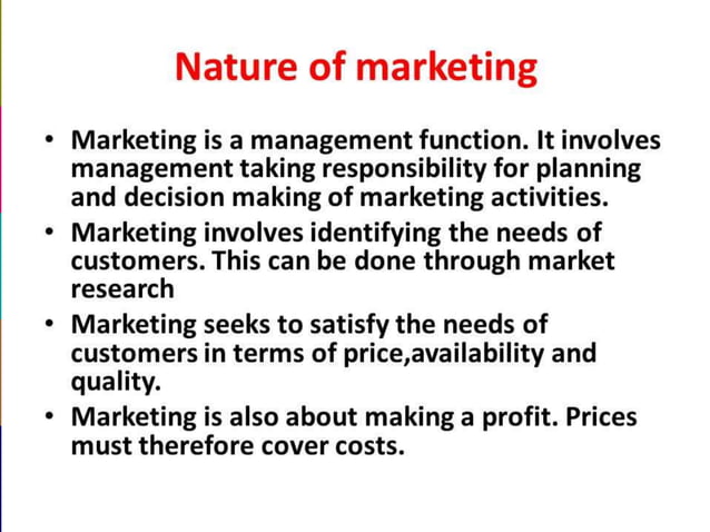 Fundamentals of marketing | PPT | Marketing and Advertising | Business