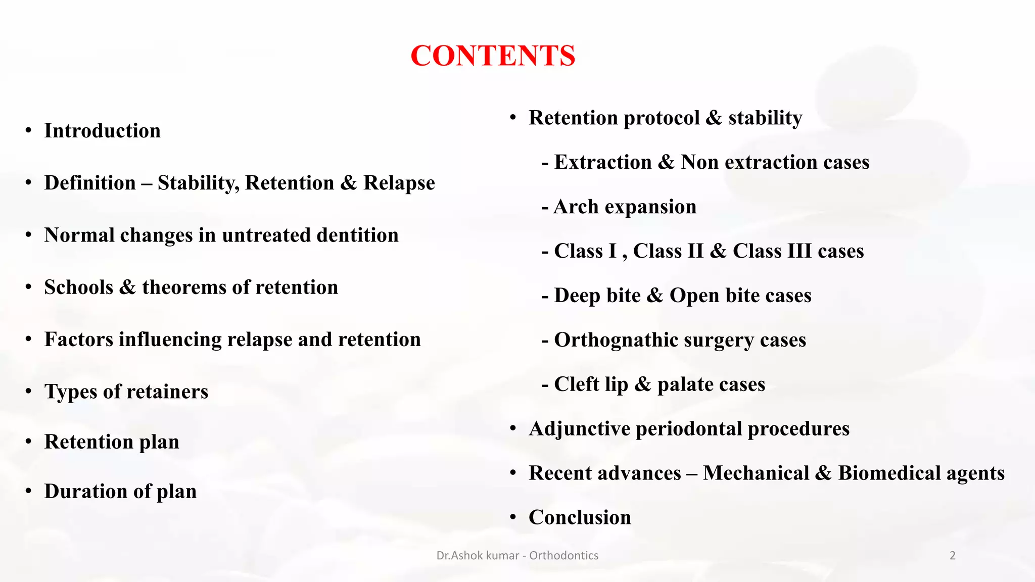 Stability Retention and Relapse in orthodontics | PPTX