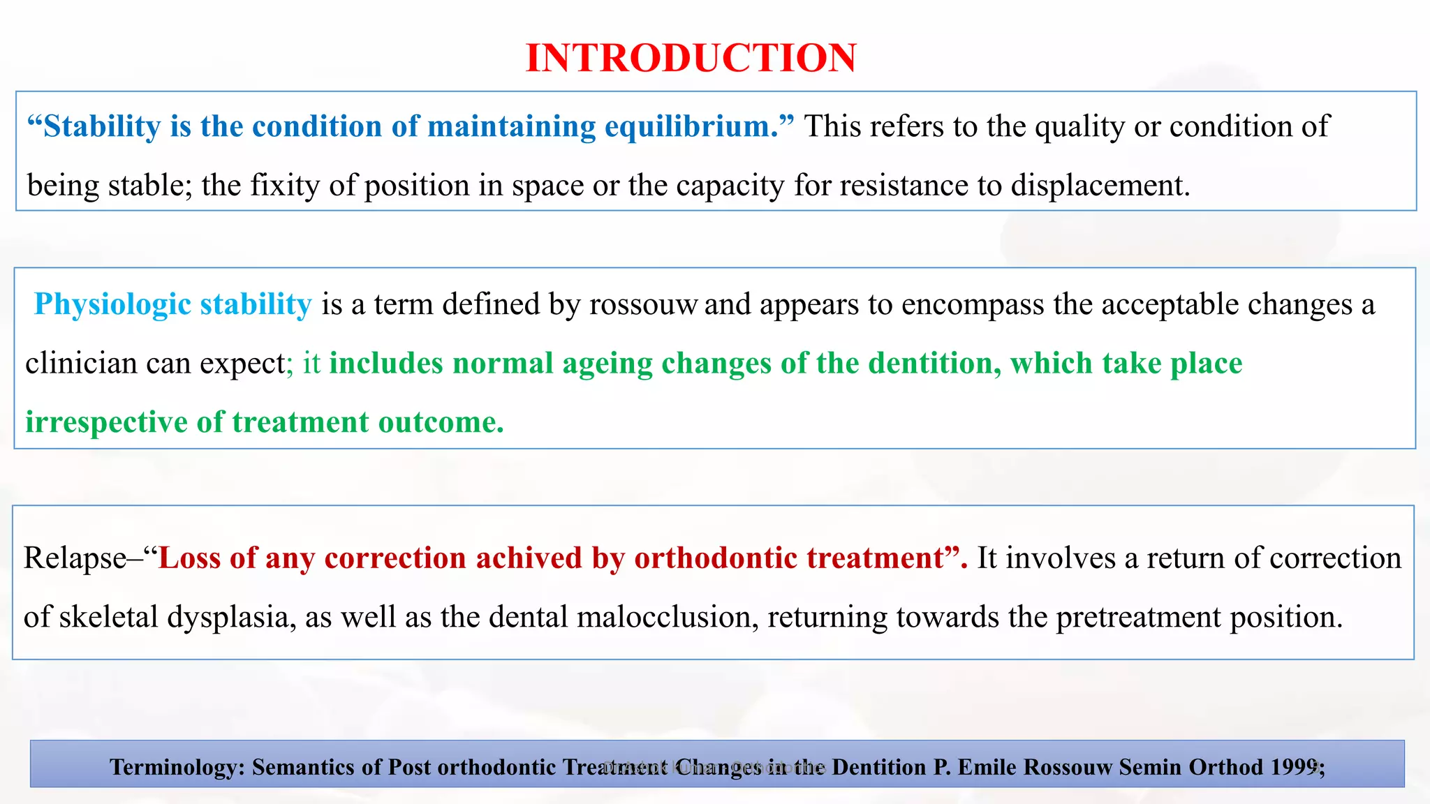 Stability Retention and Relapse in orthodontics | PPTX