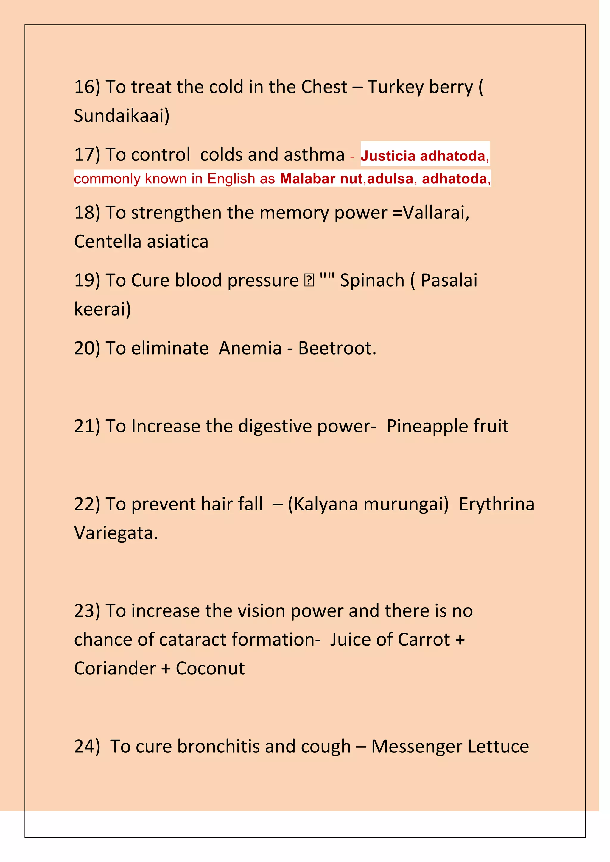 Scientific information on Natural foods! | PDF