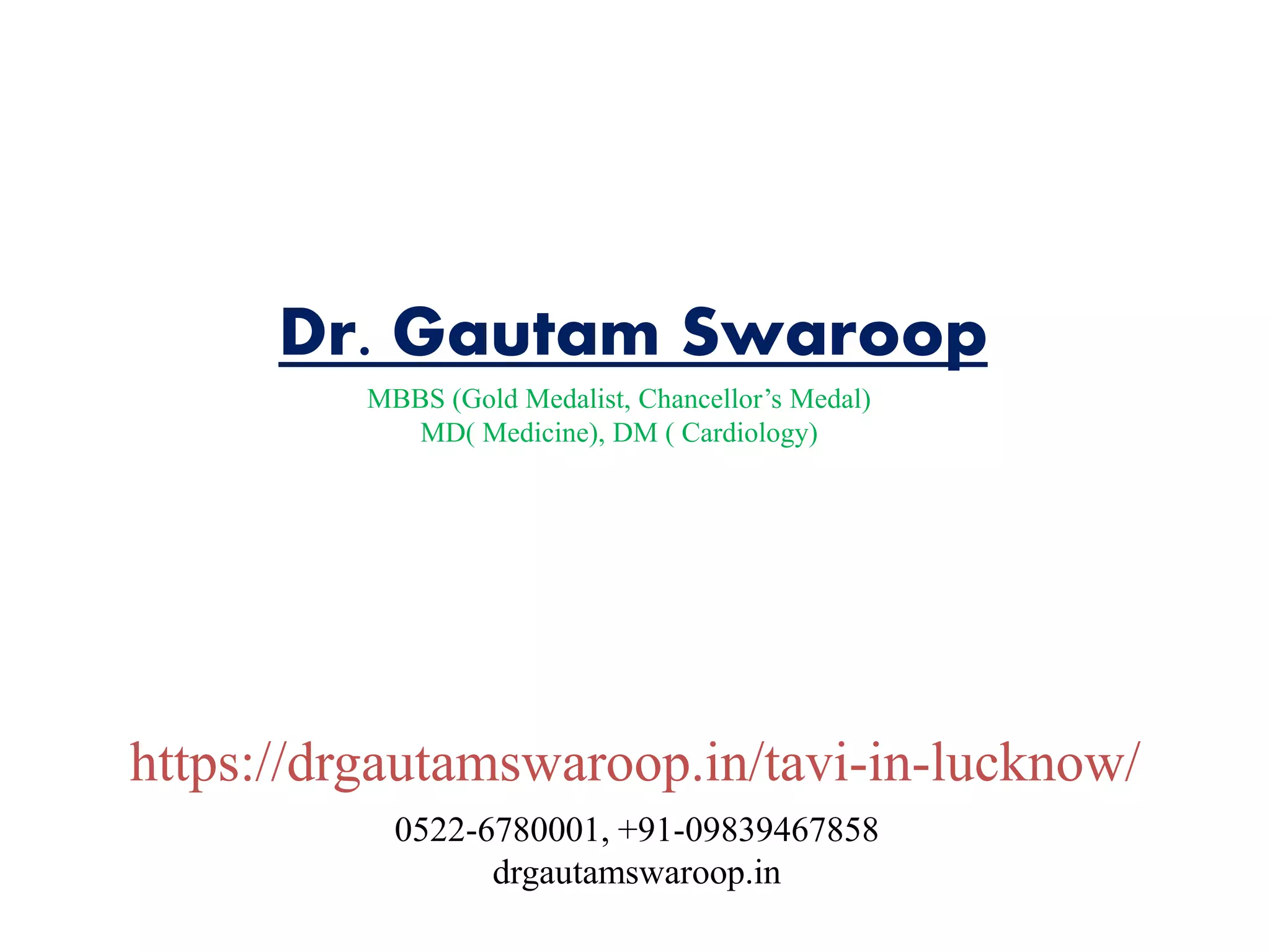 Dr. gautam swaroop 1 | PPTX