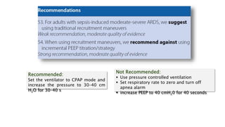 Severe sepsis 2021 guidelines ventilation management in sepsis | PDF