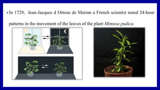 Animal Behaviour- Historical Developments in Chronobiology -Dr. Jeni ...