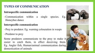 Animal communication - Dr. Jeni Padua | PPT