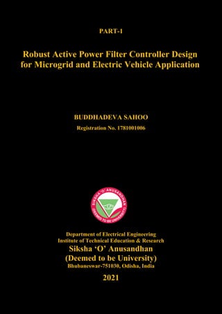 Robust Active Power Filter Controller Design for Microgrid and Electric ...